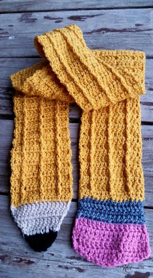 Pencil Scarf - Etsy