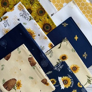 Honey Bees and Flowers Please by Tara Reed for Riley Blake Designs 10 ...