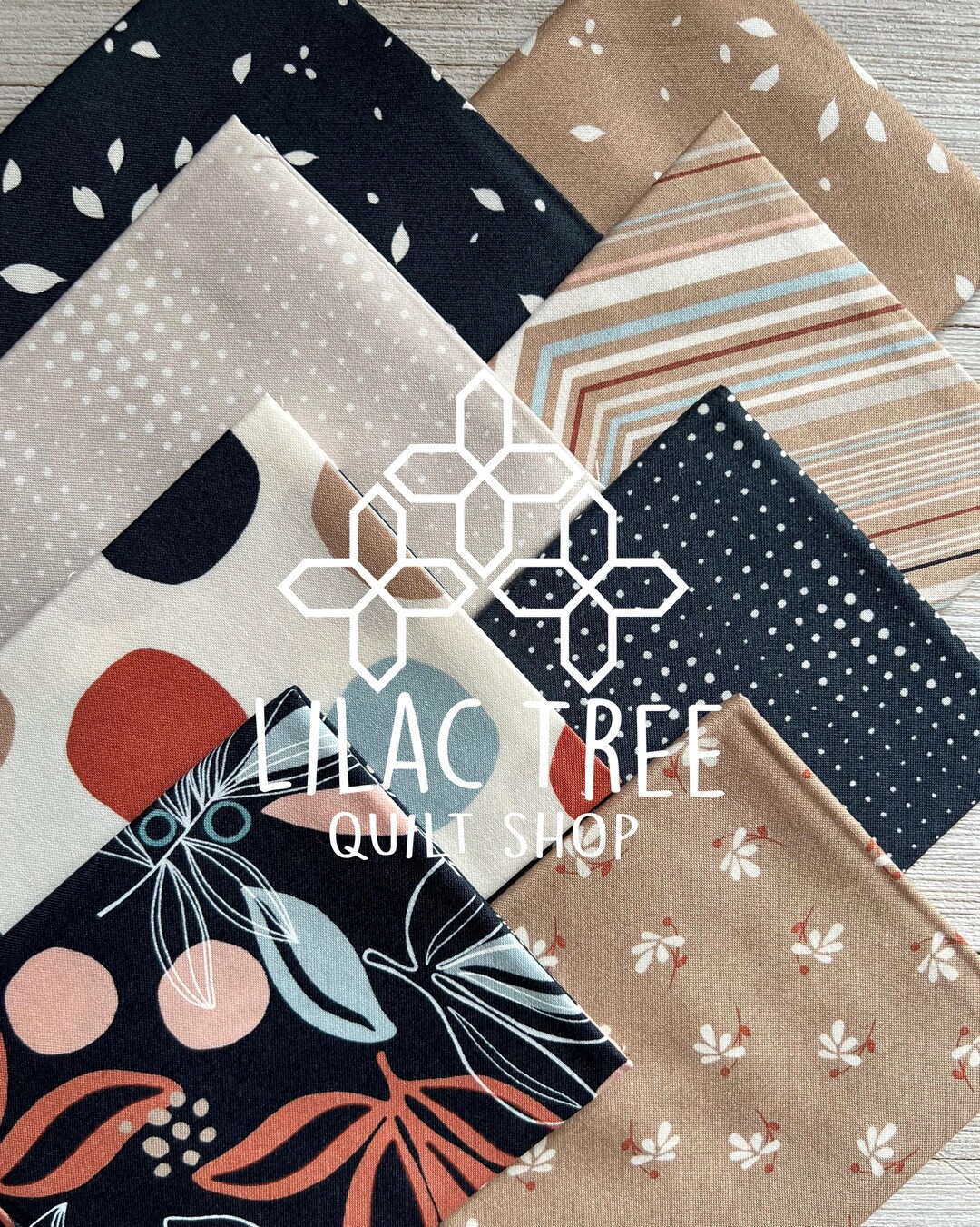 Melrose by Studio M for Moda Fabrics 8 Pieces Fat Quarter Bundle 18" X ...