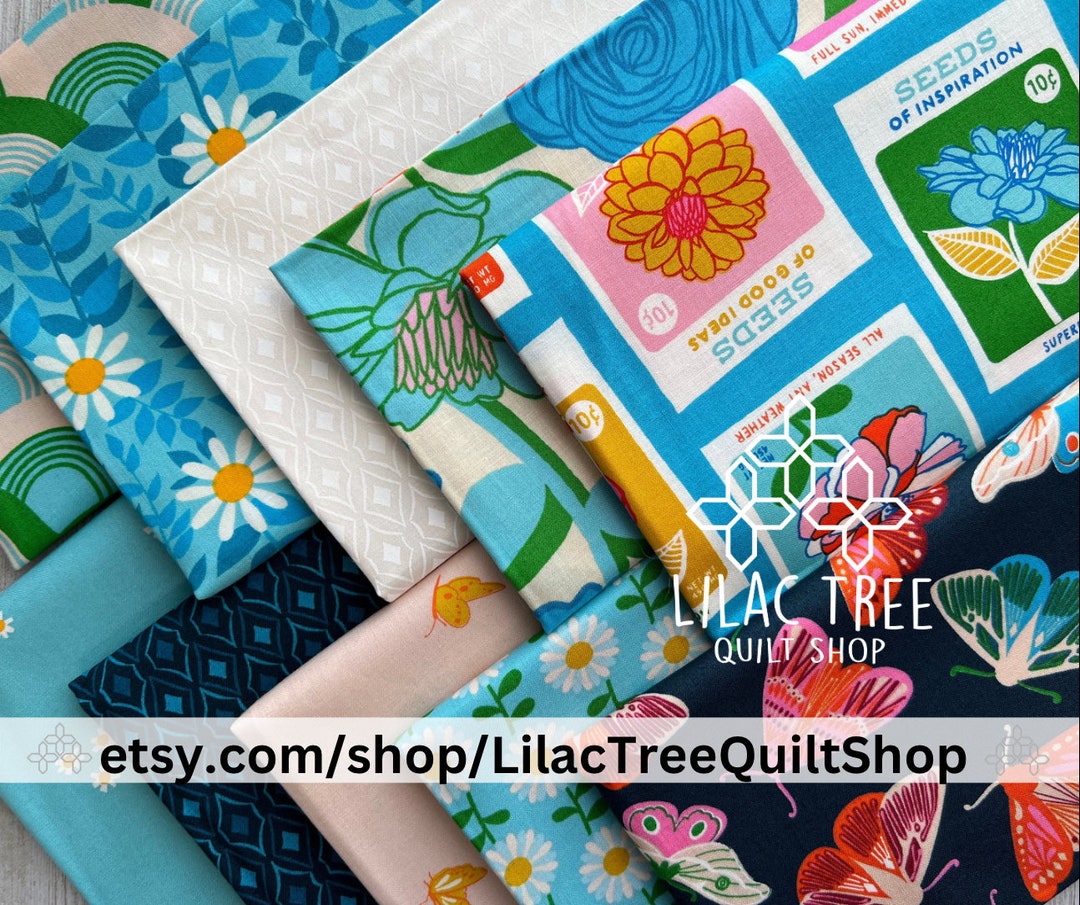 Flowerland Fat Fat Quarter Bundle by Melody Miller Rubi Star Society ...