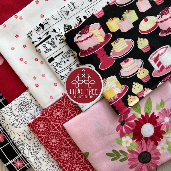 Riley Blake Flower and Flour Fabric - Etsy