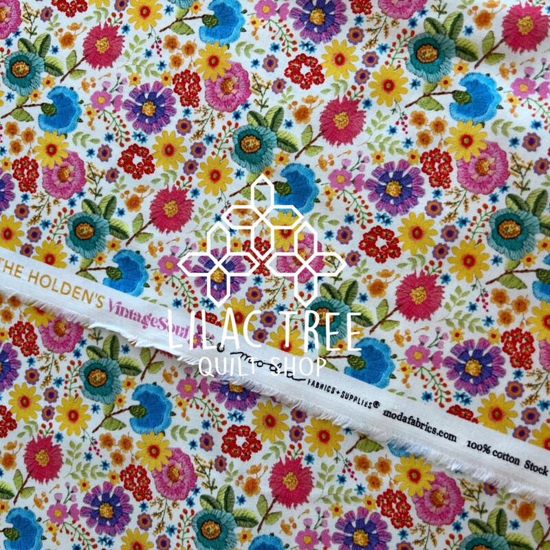Vintage Modern Moda Fabric - Etsy