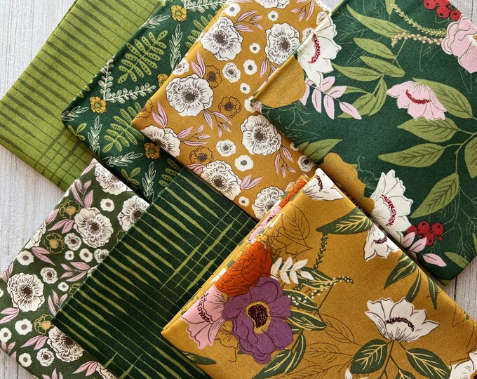 Slow Stroll by Fancy That Design House for Moda Fabrics 7 Fat Quarter ...