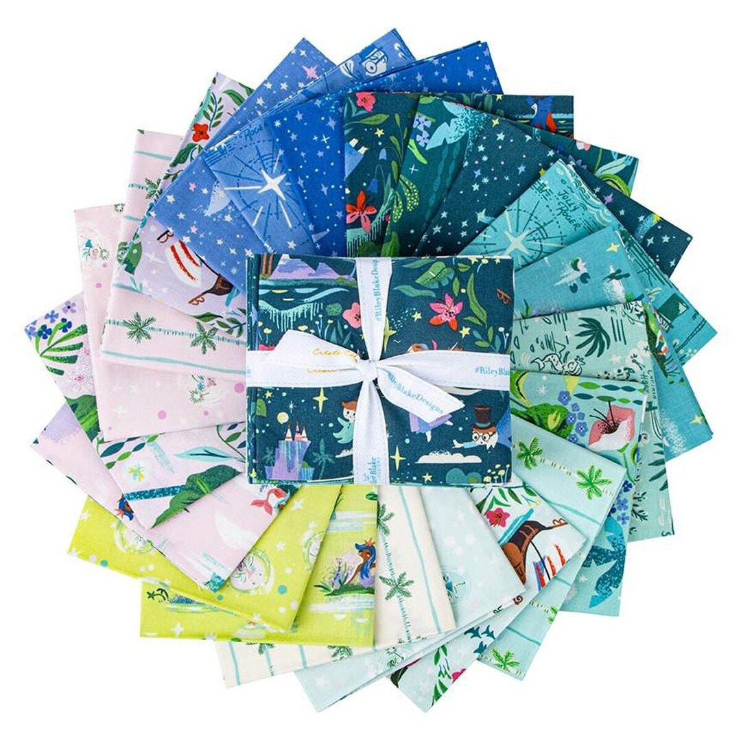 Forever Neverland by Jill Howarth for Riley Blake Designs 21 Pieces Fat ...