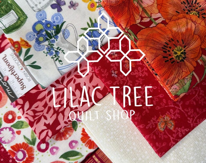 SUPERBLOOM by Robin Pickens for Moda Fabrics 8 Pieces Fat Quarter ...