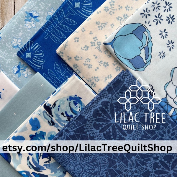 Art Gallery True Blue Fabric - Etsy