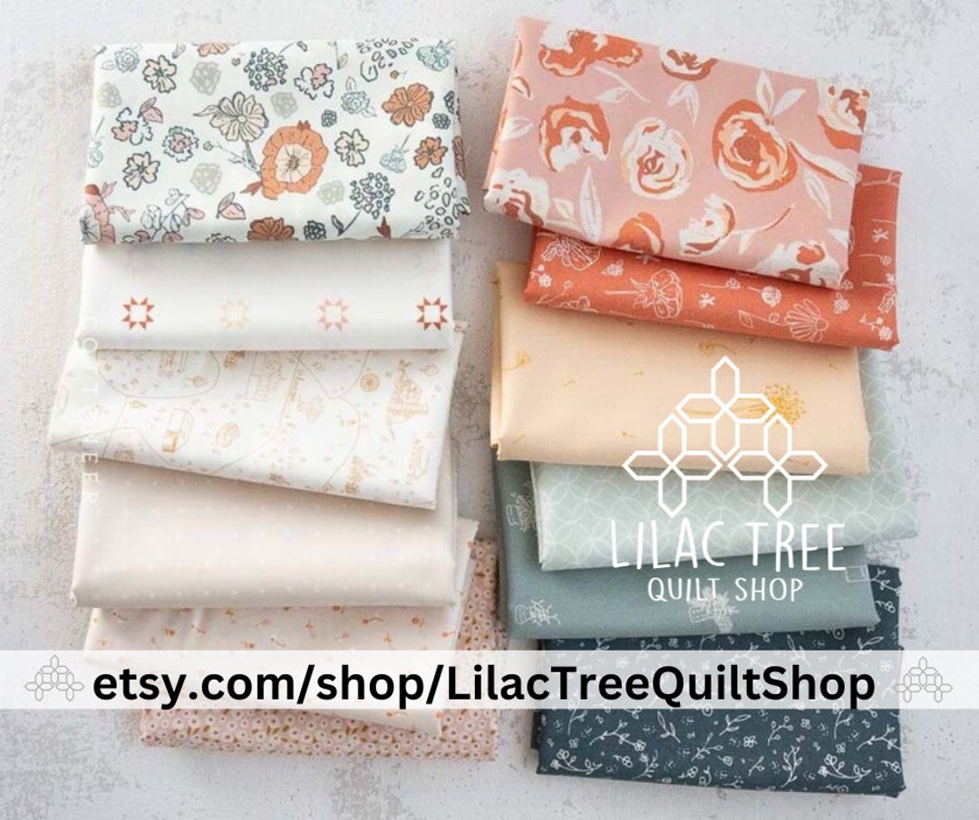 Road to Round Top 12 Pieces Fat Quarter Bundle by Elizabeth Chappell ...
