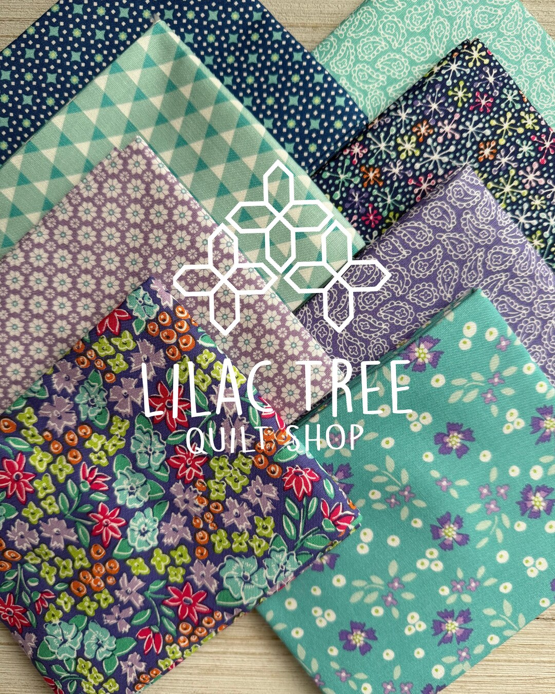 Vibrance by Leslie Ryan for Riley Blake Designs 8 Pieces Fat Quarter Bundle 18" X 21" Precuts ...