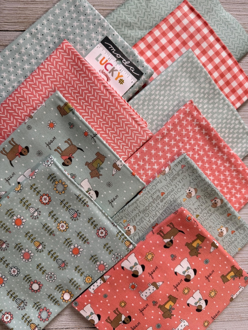 Lucky by Sweetwater for Moda Fabrics 10 Pieces Fat Quarter Bundle 18" X ...