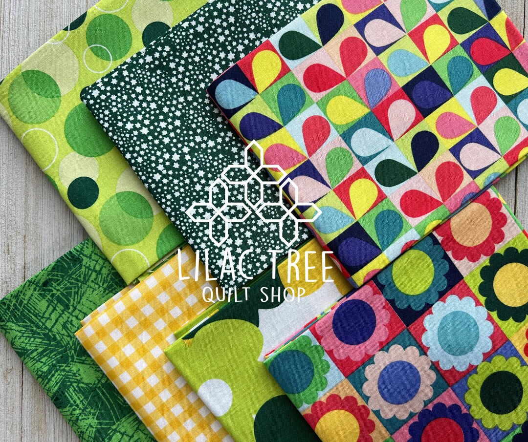 Copacetic by Julia Frazier for Riley Blake Designs 7 Pieces Fat Quarter ...