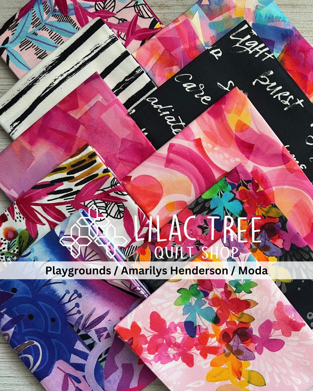 Playgrounds by Amarilys Henderson for Moda Fabrics 10 Pieces Fat ...