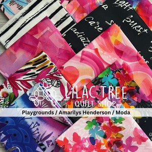 Playgrounds by Amarilys Henderson for Moda Fabrics 10 Pieces Fat ...