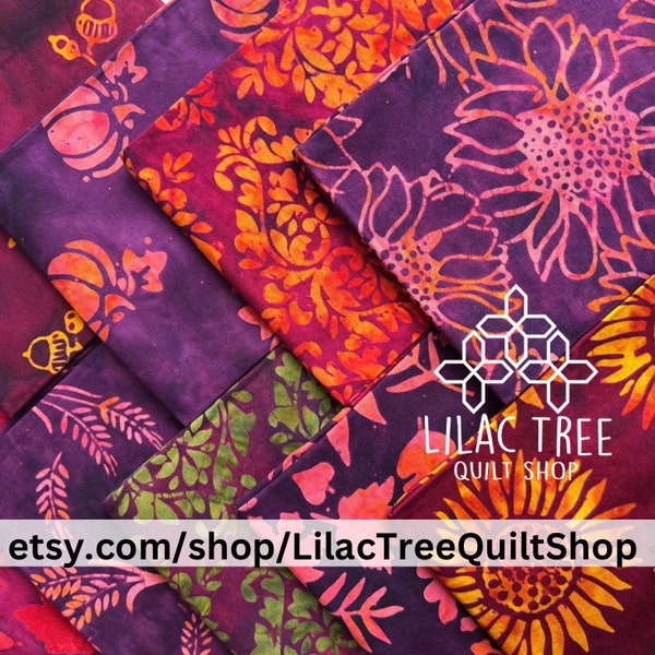 Bonfire Batik Fabric - Etsy