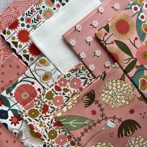 Imaginary Flowers Fat Quarter Bundle by Gingiber for Moda Fabrics 9 ...