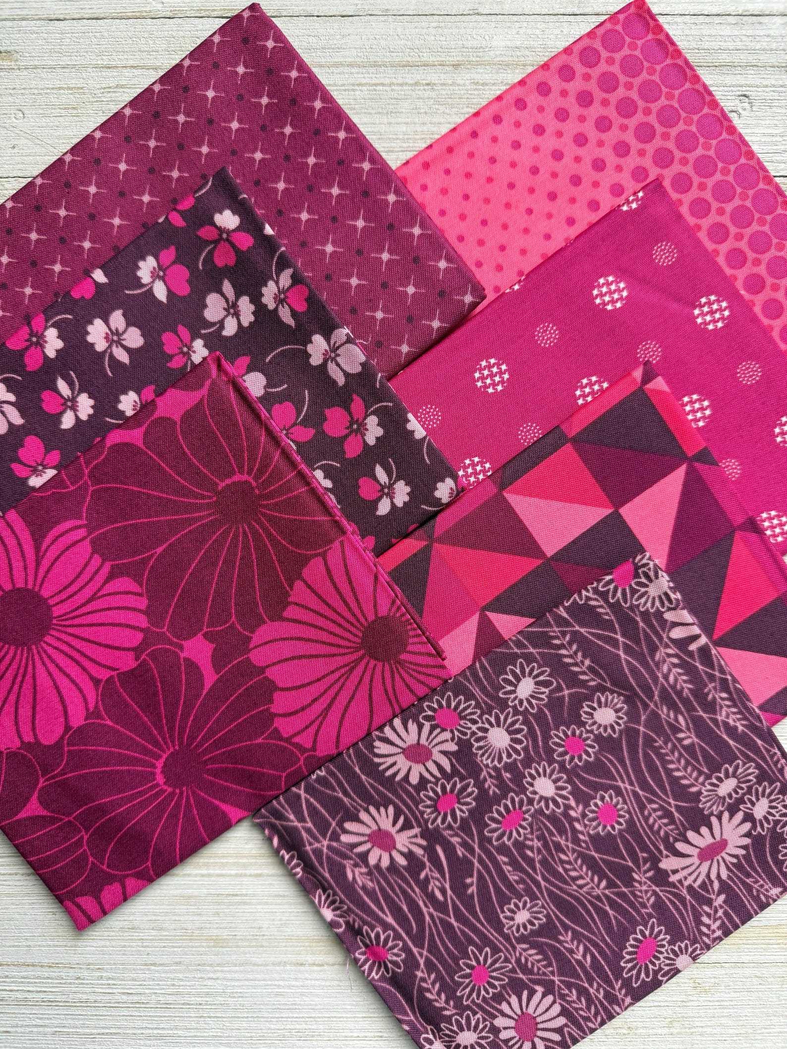 Color Crush by Vanessa Christenson for Moda Fabrics 7 Pieces Fat ...