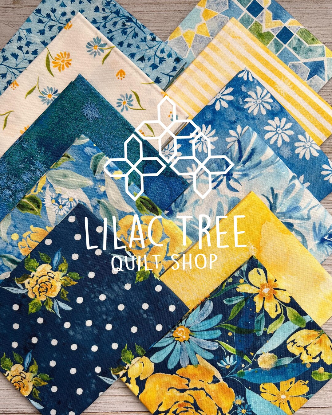 Sunshine and Blue Skies 11 Fat Quarter Bundle by Create Joy Project for ...