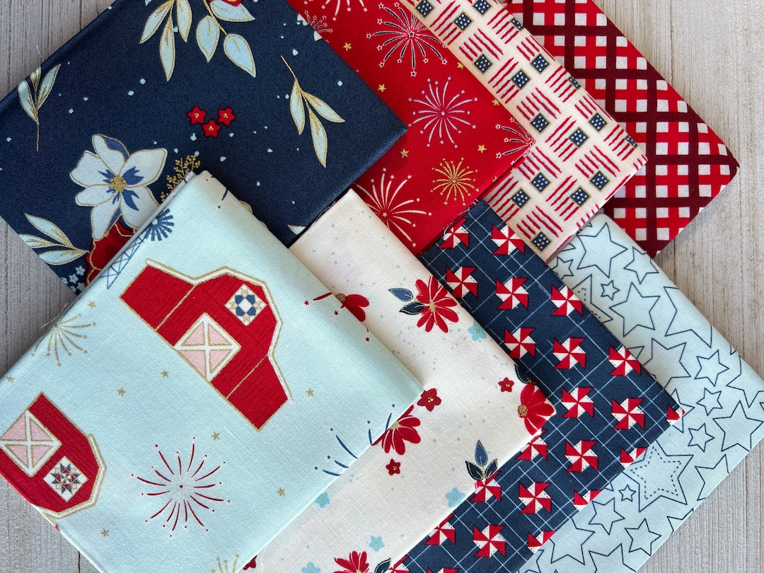 Sweet Freedom by Beverly Mccullough for Riley Blake Designs 8 Pieces ...