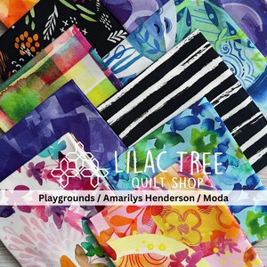 Playgrounds by Amarilys Henderson for Moda Fabrics 10 Pieces Fat ...