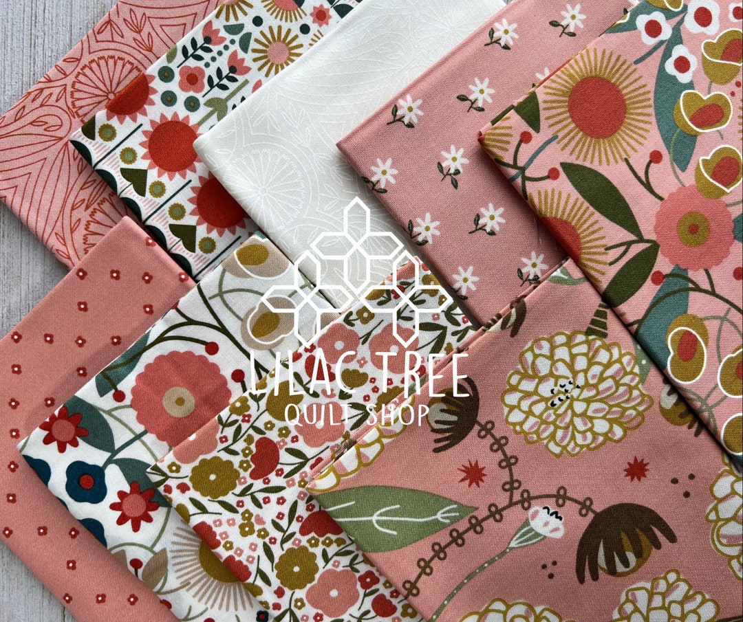 Imaginary Flowers Fat Quarter Bundle by Gingiber for Moda Fabrics 9 ...