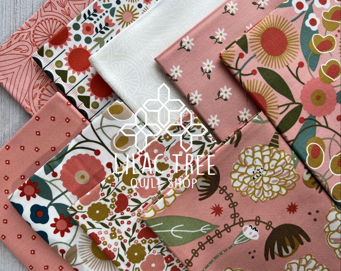 Imaginary Flowers Fat Quarter Bundle by Gingiber for Moda Fabrics 9 ...