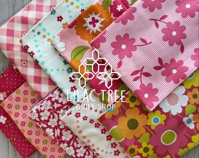 Flower Power by Maureen Mccormick Fat Quarter Bundle Bundle 9 Pieces 18 ...