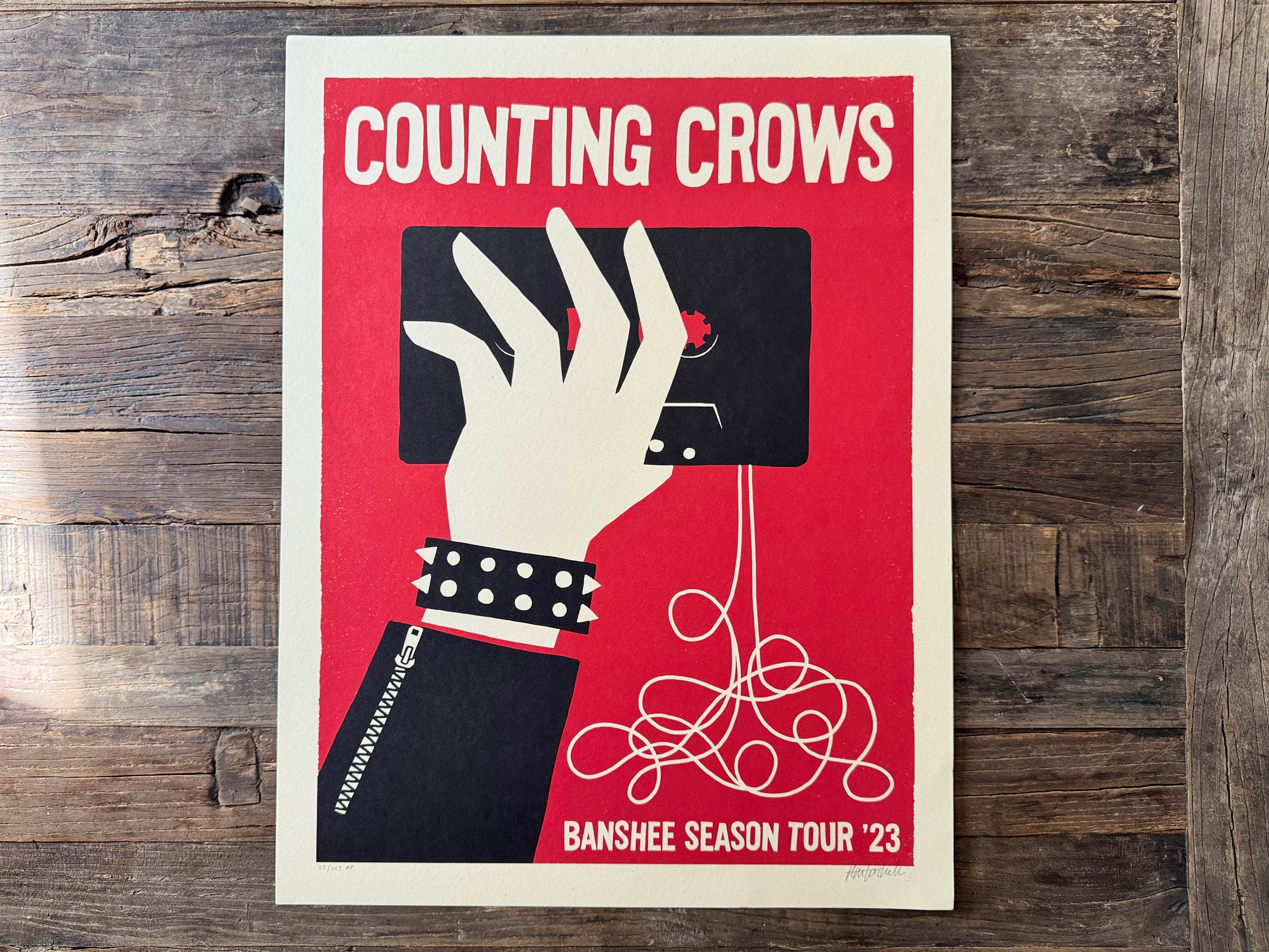 Counting Crows 2023 Gig Poster - Etsy