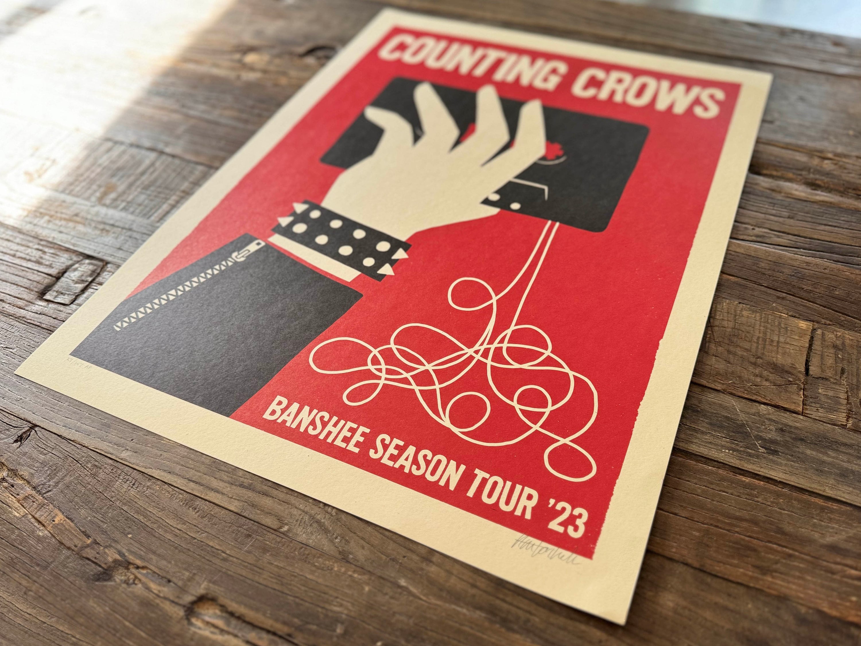 Counting Crows 2023 Gig Poster - Etsy