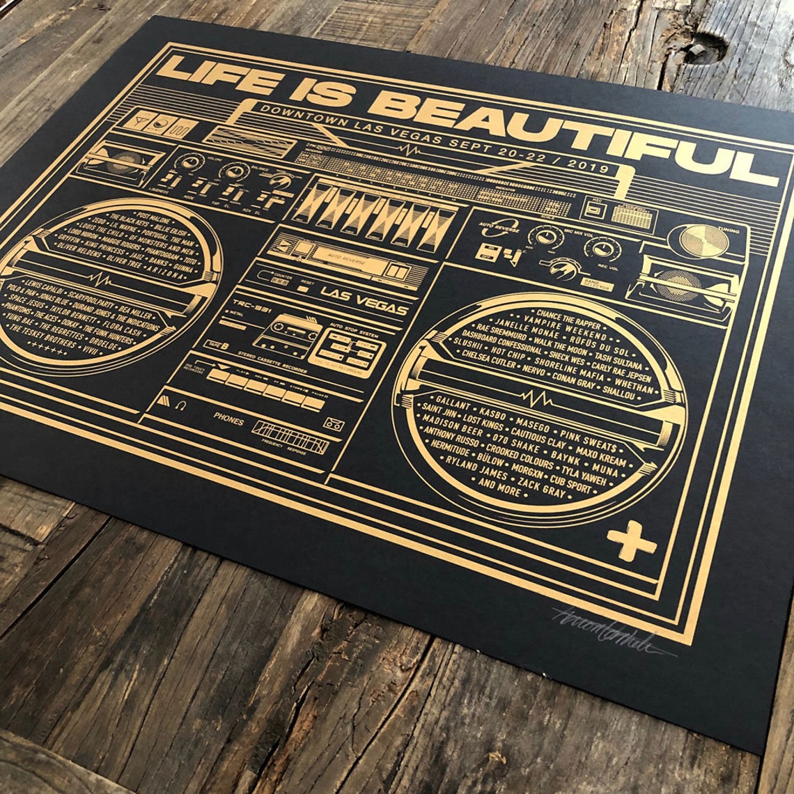 2019 Limited Edition Life is Beautiful Festival Poster | Etsy