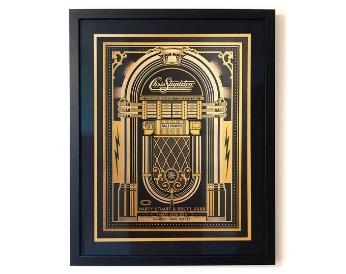 Official Chris Stapleton Gig Poster New Jersey - Etsy