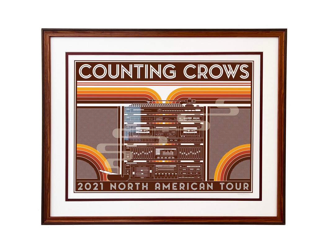 Counting Crows 2021 Tour Poster - Etsy