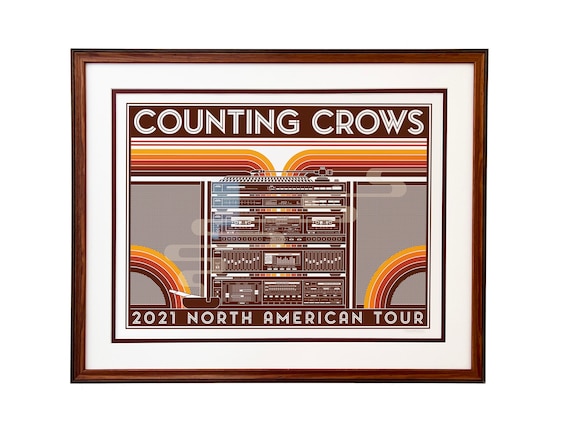 Counting Crows 2021 Tour Poster - Etsy