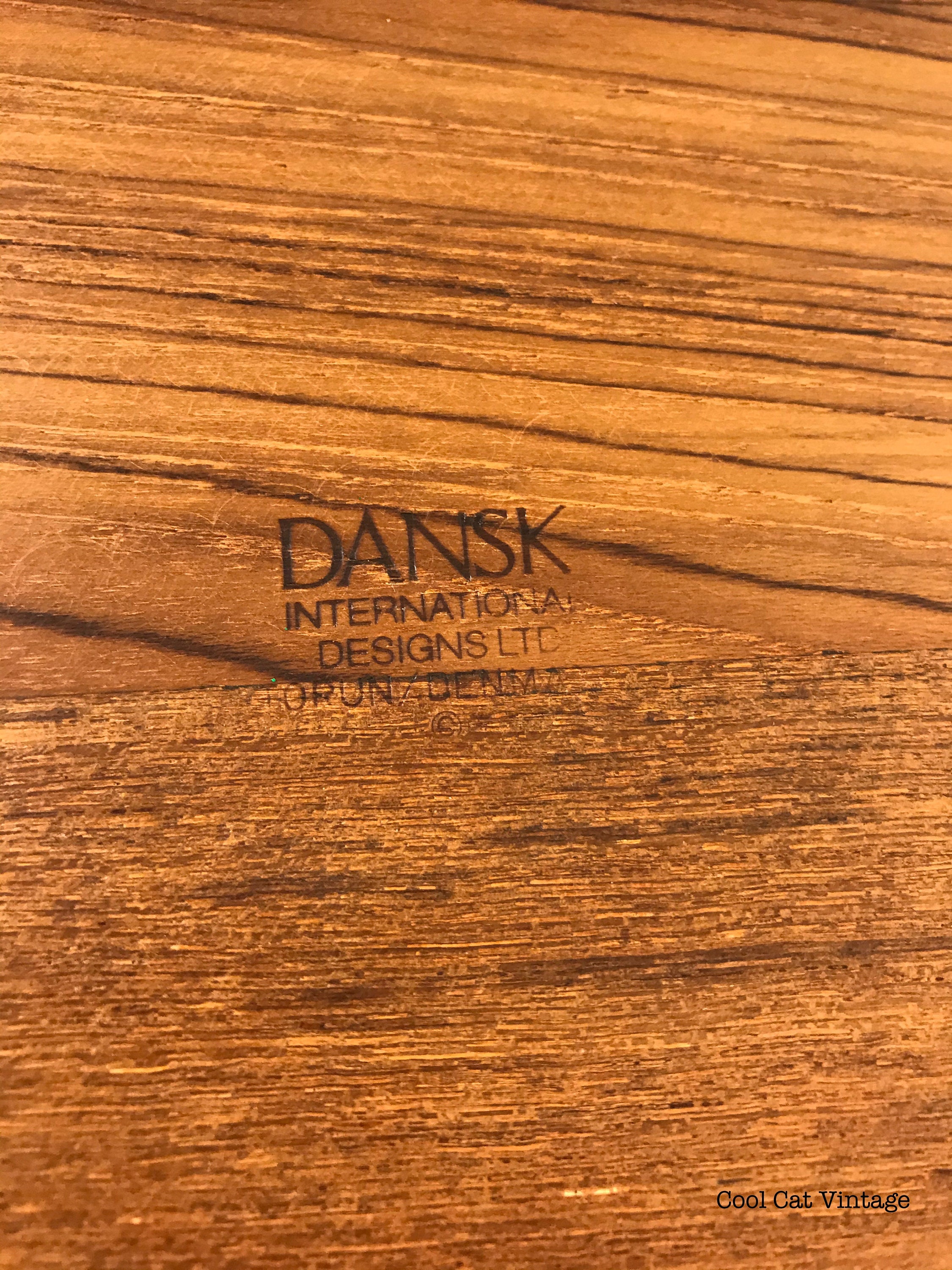 Dansk Designs of Denmark Teak Cheese Board with Utensils, Circa 1960s