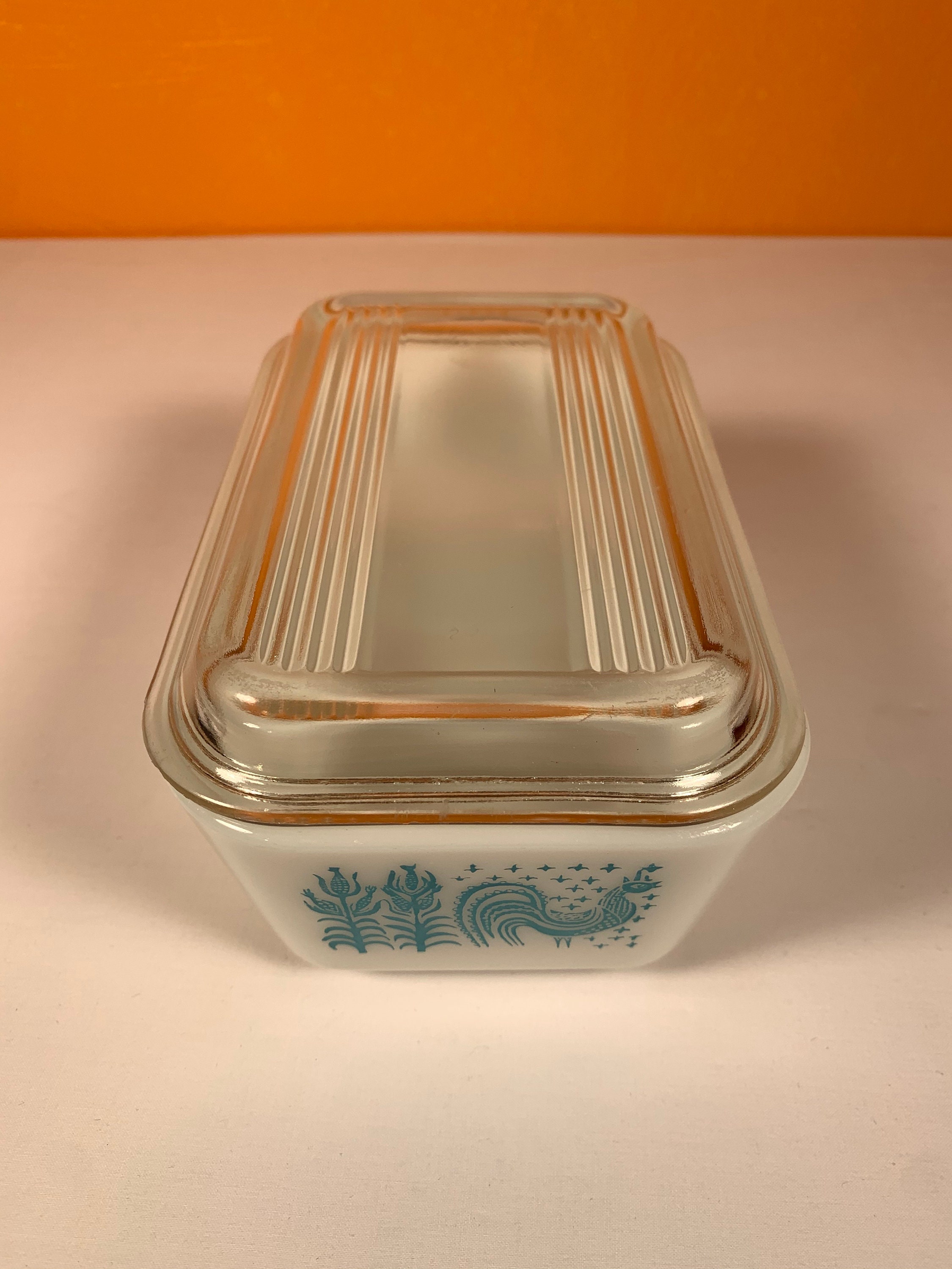Pyrex Butterprint #502 Refrigerator / Baking Dish