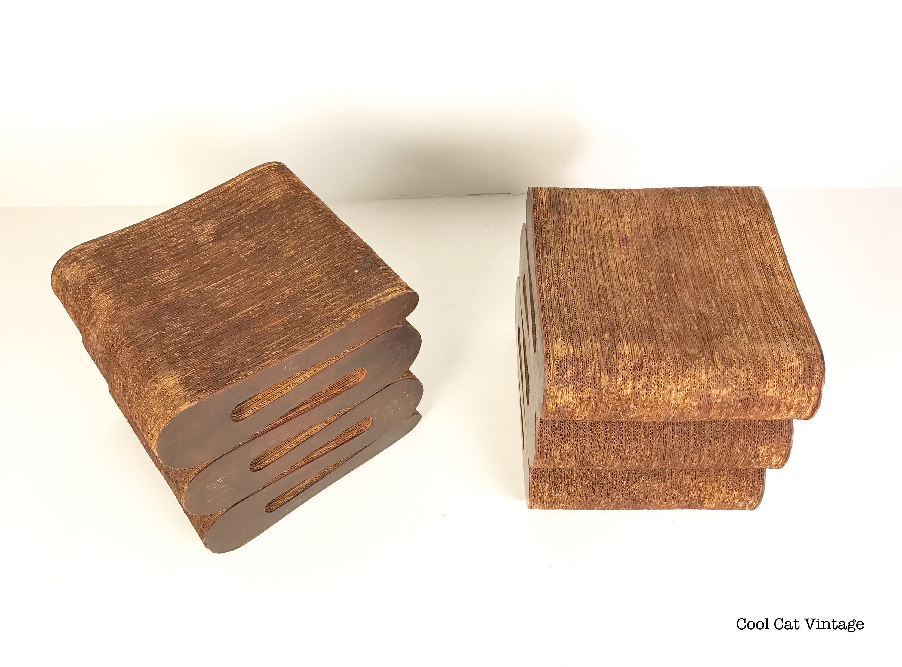 Frank Gehry Wiggle Stool (Pair)