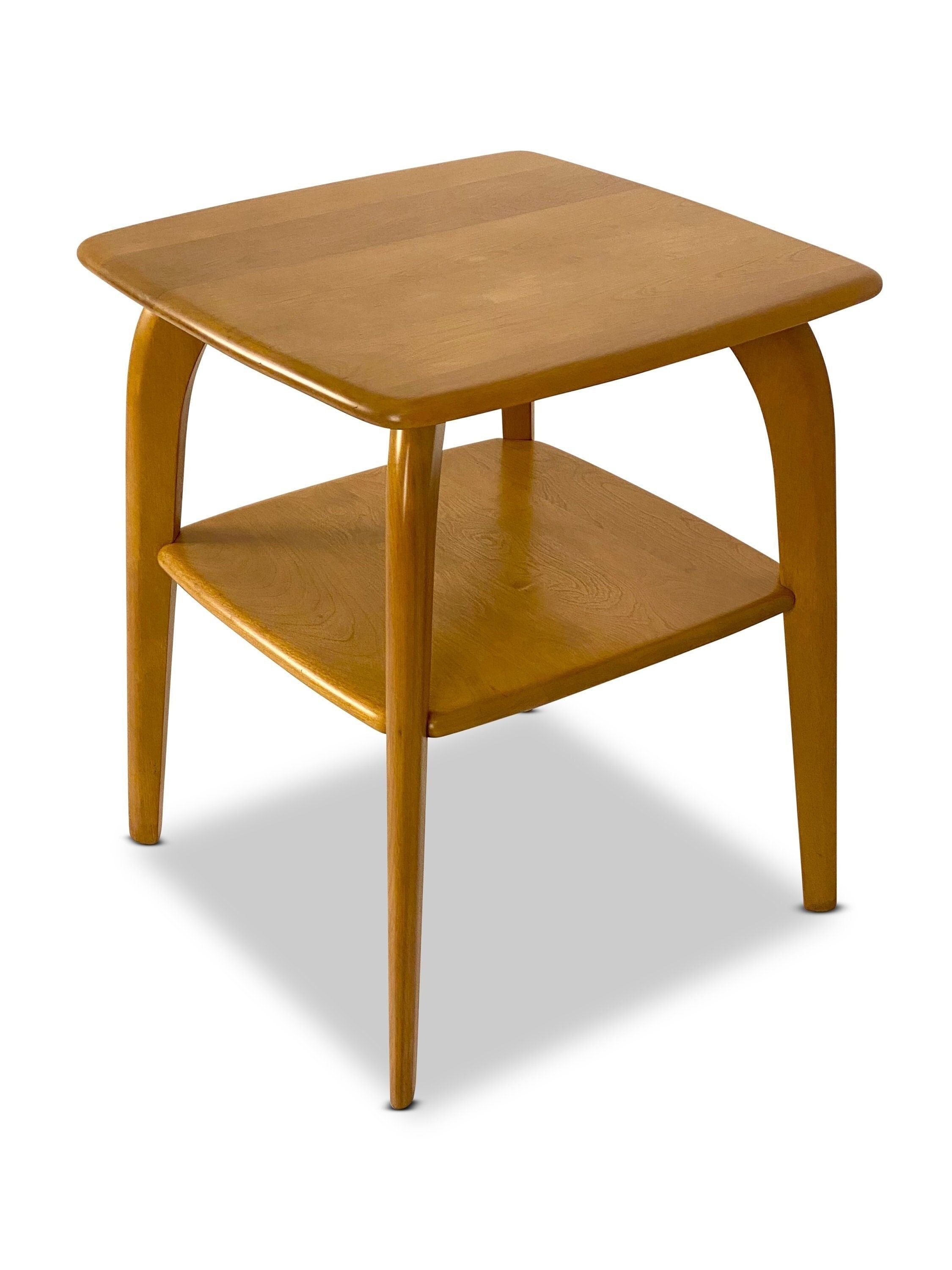 Heywood Wakefield Modern Lamp Table M337G in Wheat, Circa 1950s ...