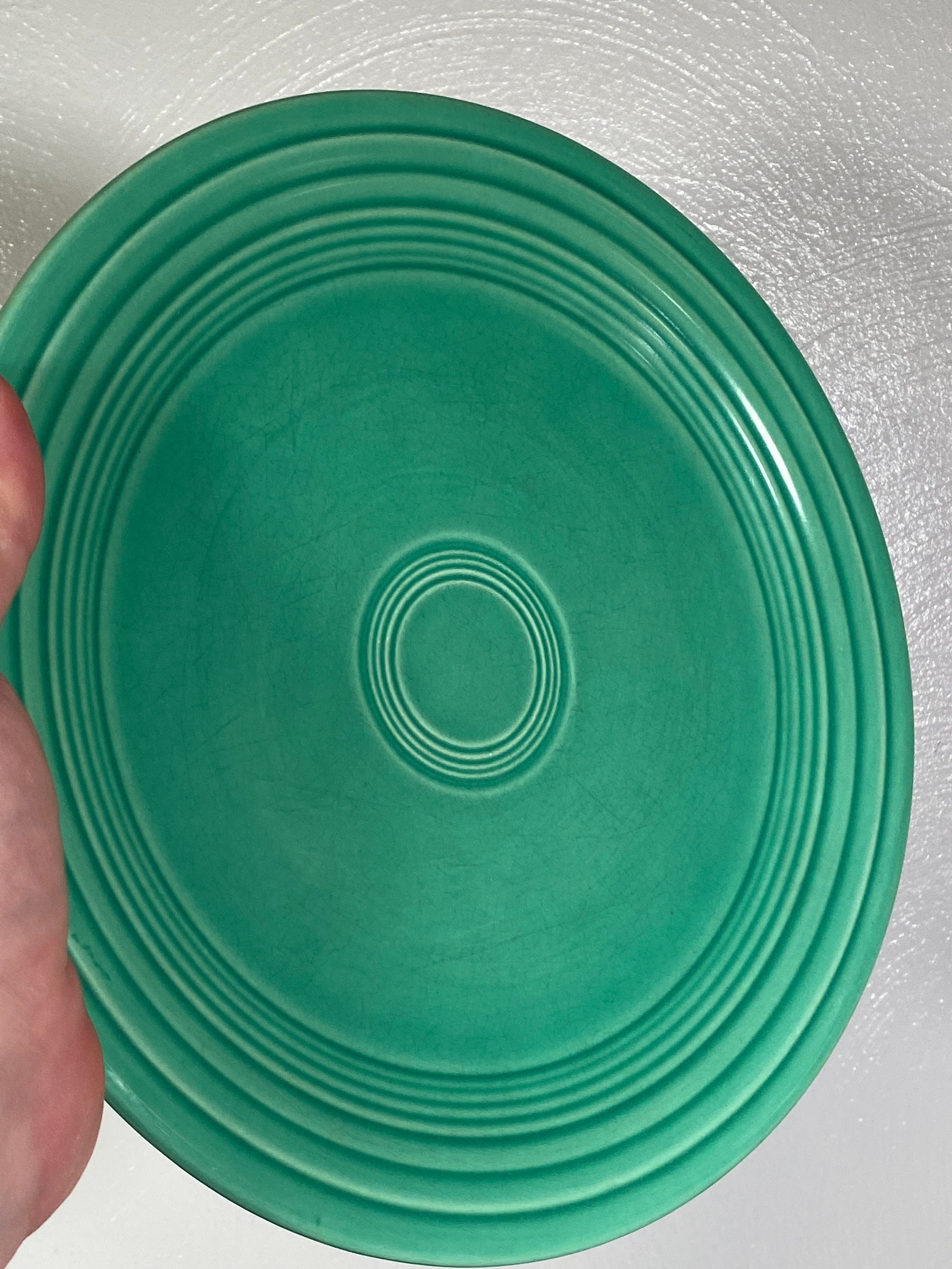Fiestaware Green Luncheon Plates Set of 4 - Etsy