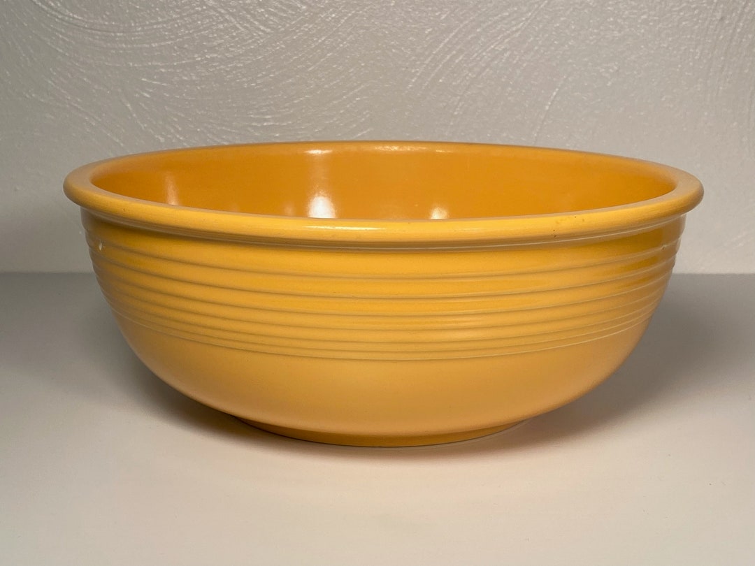 Rare Promotional Fiestaware Large Yellow Salad Bowl - Etsy