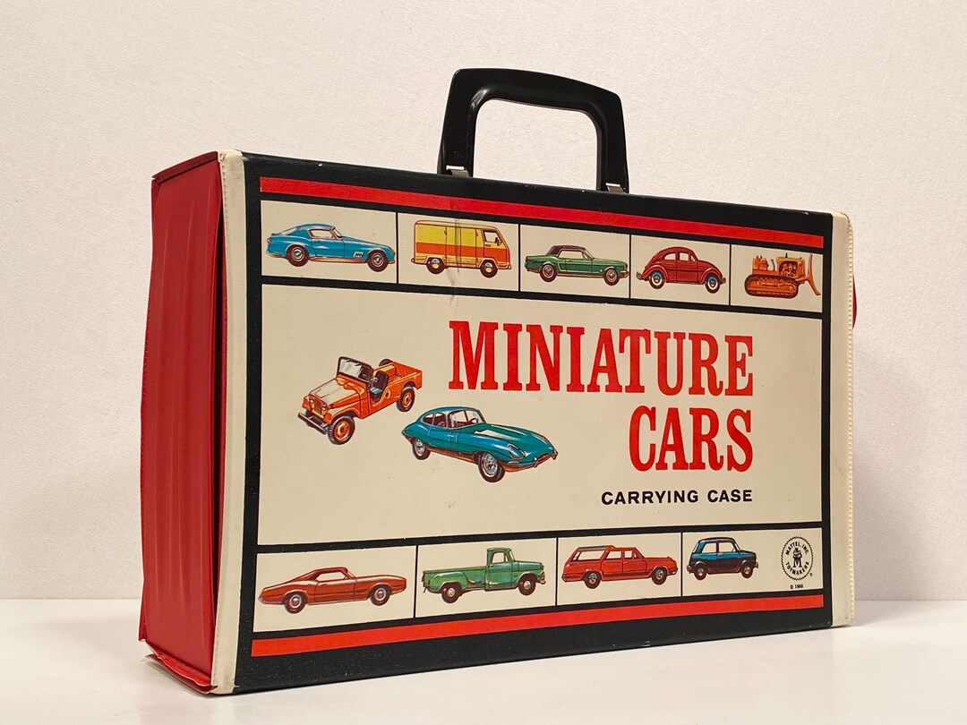 1966 Mattel Miniature Cars Carrying Case - Etsy