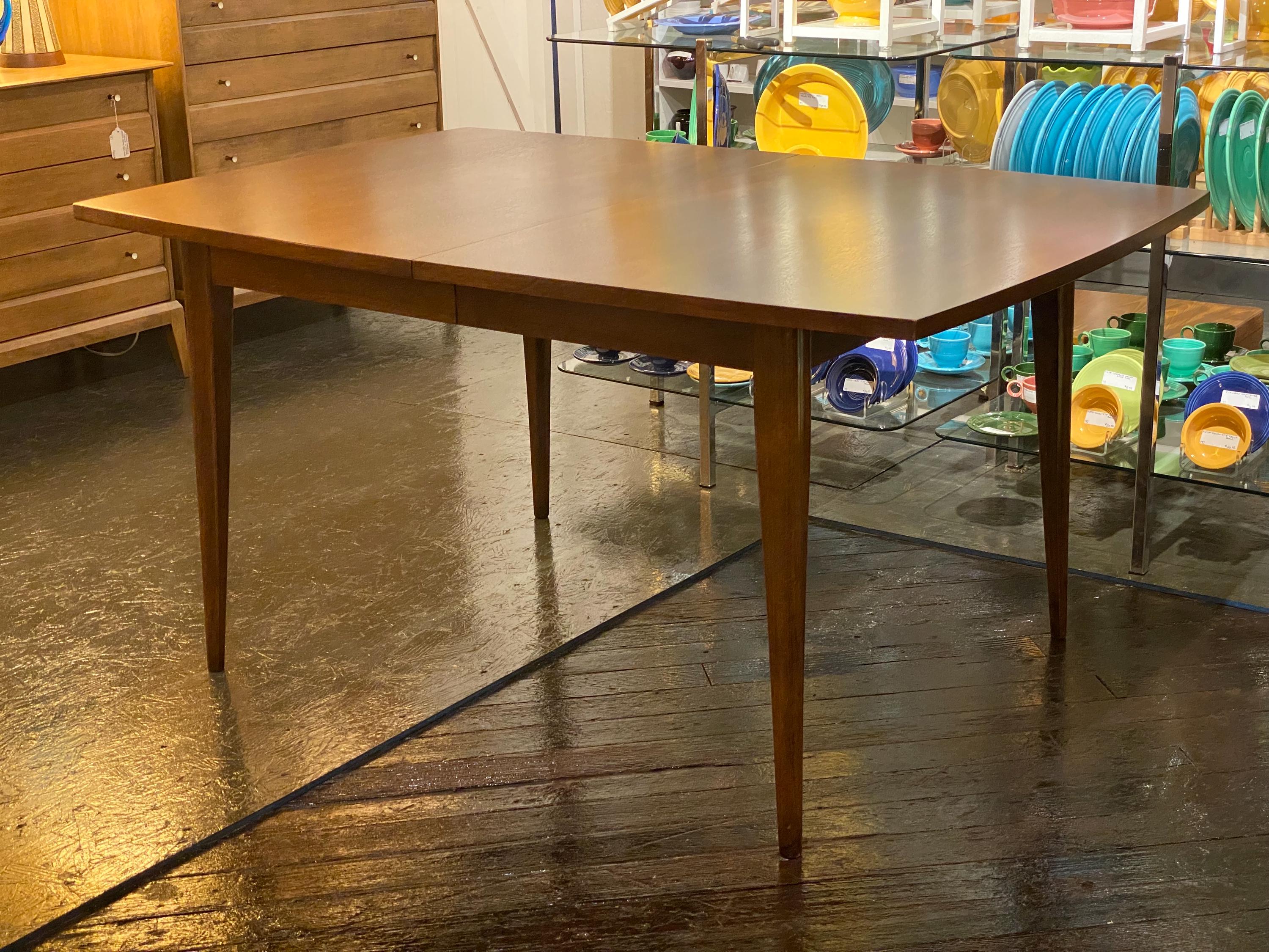 HOLD Broyhill Saga Extension Dining Table in Walnut Circa 1960s Please ask for a shipping quote before you buy
