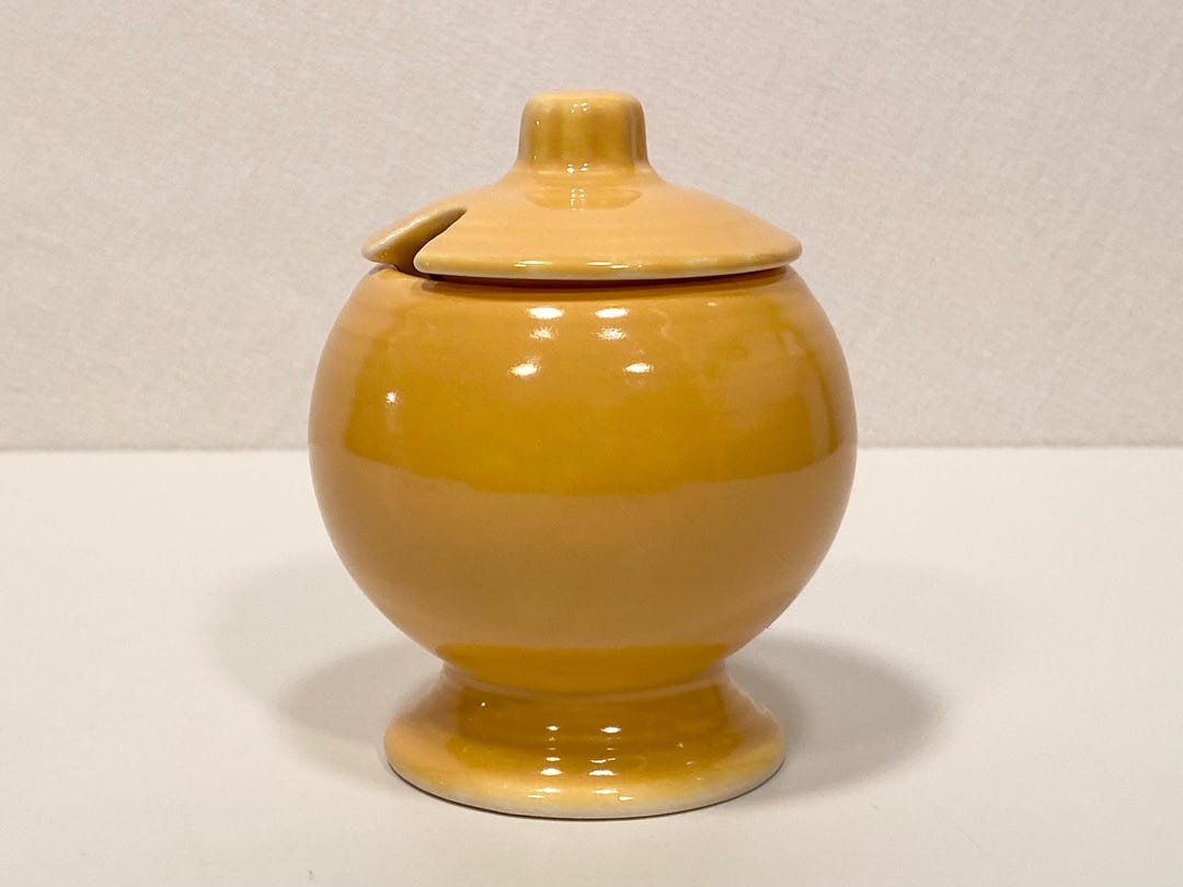 Fiesta Yellow Mustard Jar - Etsy