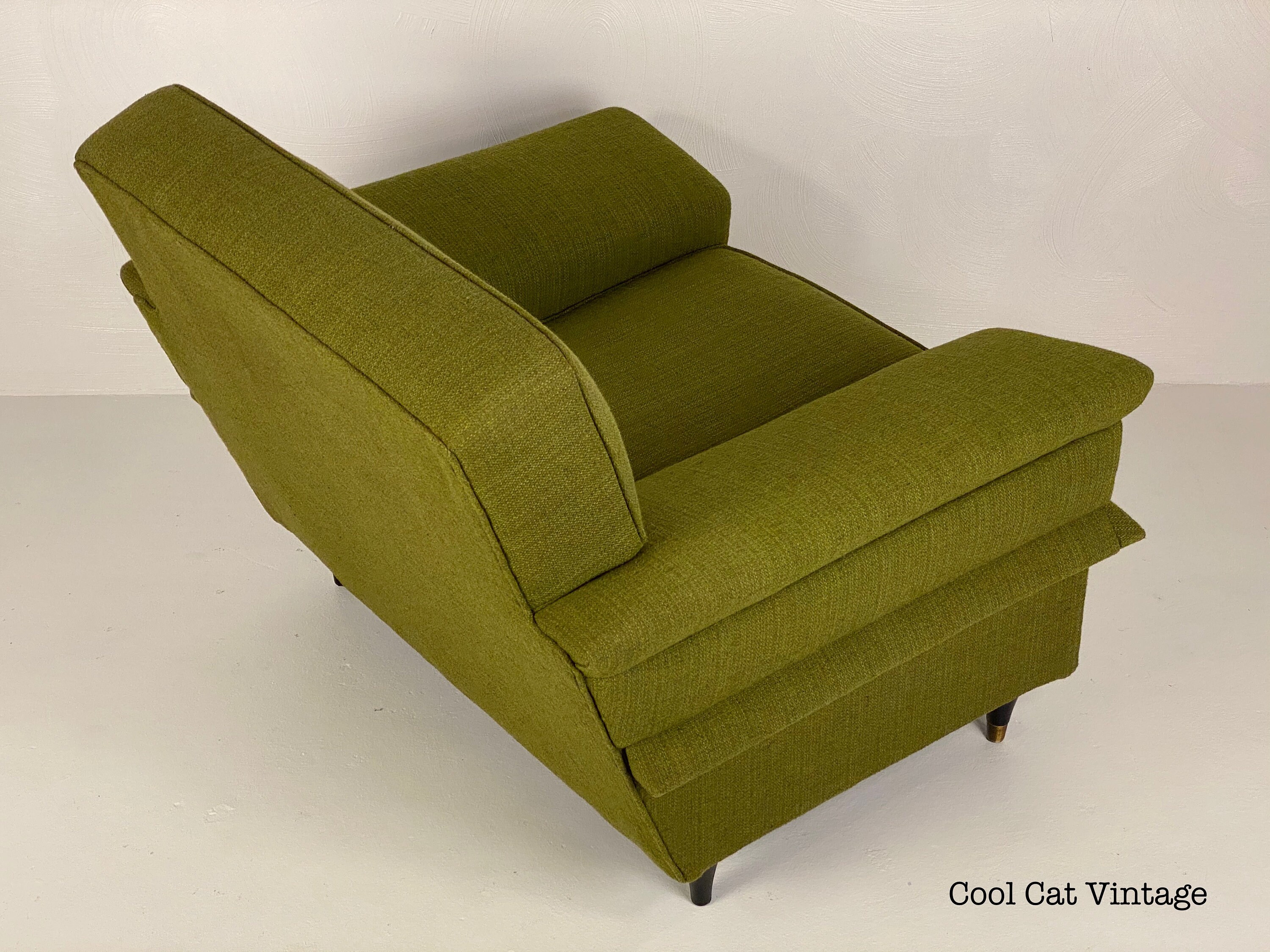 Atomic Era Green Lounge Chair, Circa 1950 - *Please see notes on ...