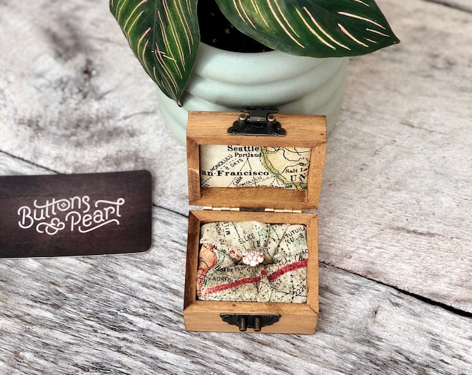 Proposal Ring Box Engagement Ring Box Proposal Box Ideas - Etsy