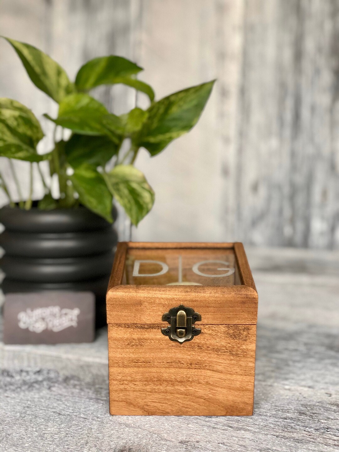 Handmade Glass Top Watch Box: Heirloom Watch Display Case - Etsy