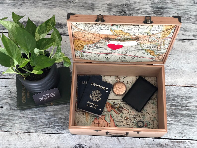 Memory Box / Keepsake Box / Letter Box / Love Note Box / - Etsy