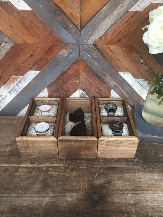 Solar Watch Box Sunglass Storage / Reading Glasses Case / | Etsy