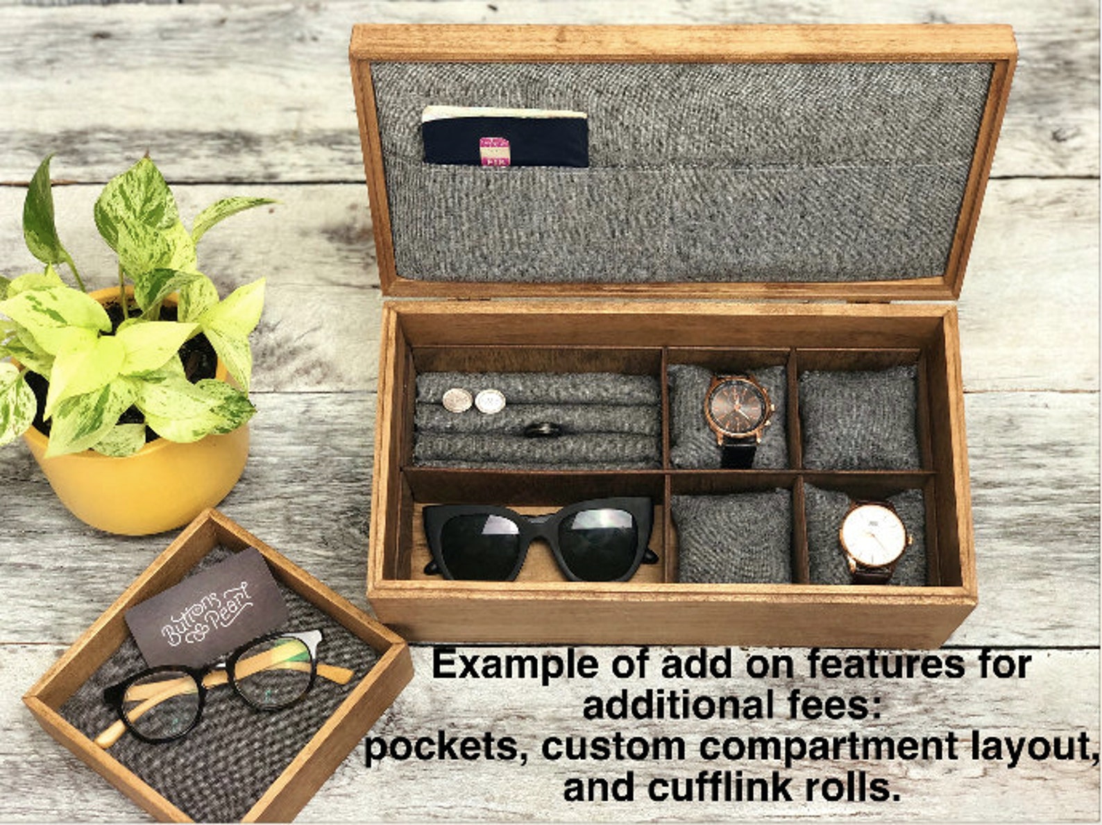 Watch Box / Trunk Chest / Watch Display / Watch Case / Wood | Etsy