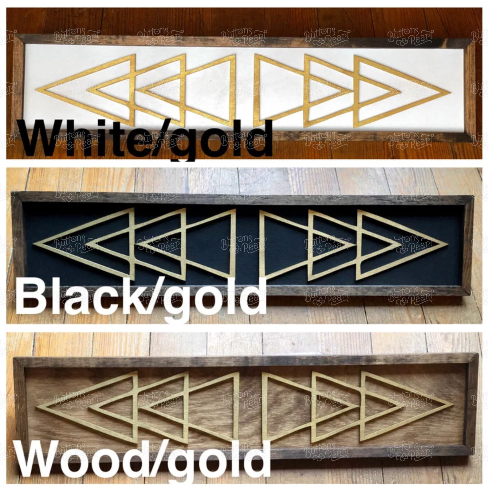 Wood Art / Wood Wall Art / Wood Sign / Gifts / Triangle / - Etsy