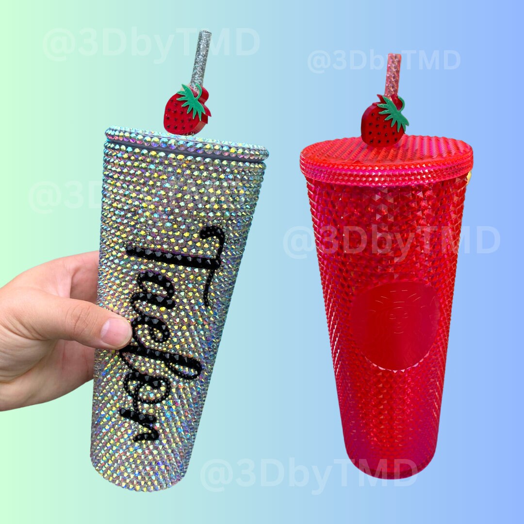 Strawberries Straw Topper 3D Printed for 8.5mm STANDARD Straws Only NOT ...