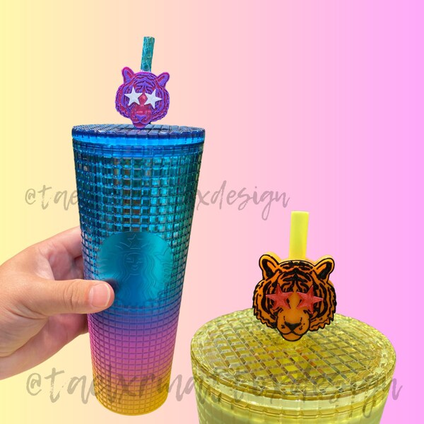 Tiger Straw Topper - Etsy