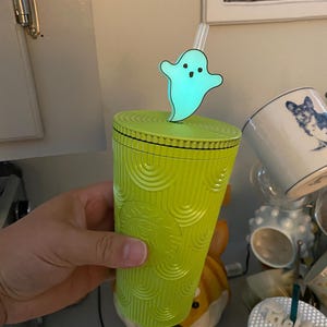 Ghost Straw Toppers | 3D Printed for 8.5mm STANDARD Straws Only - NOT ...